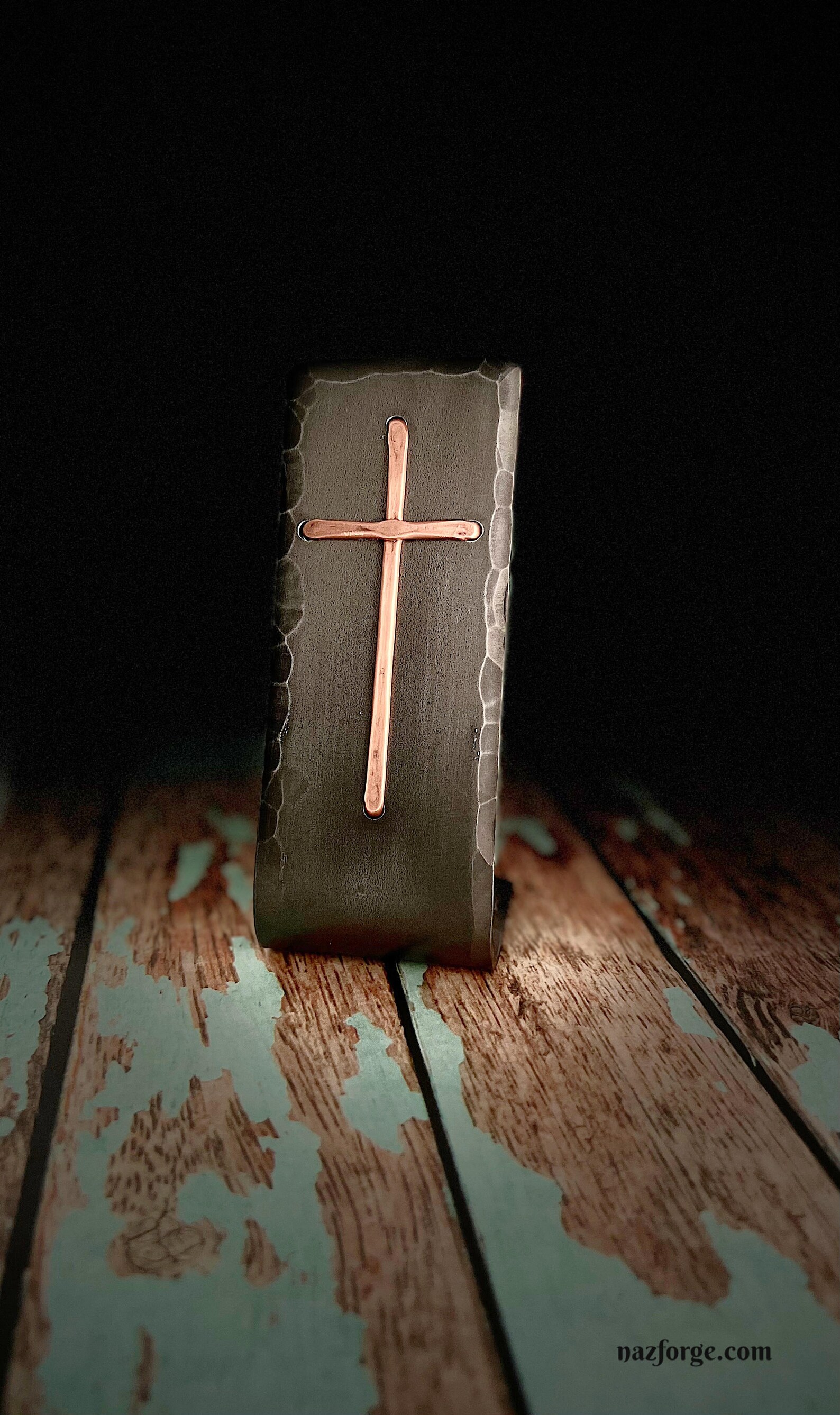 CHRISTIAN CROSS Desk or Table Top Decoration - by Blacksmith Naz ...