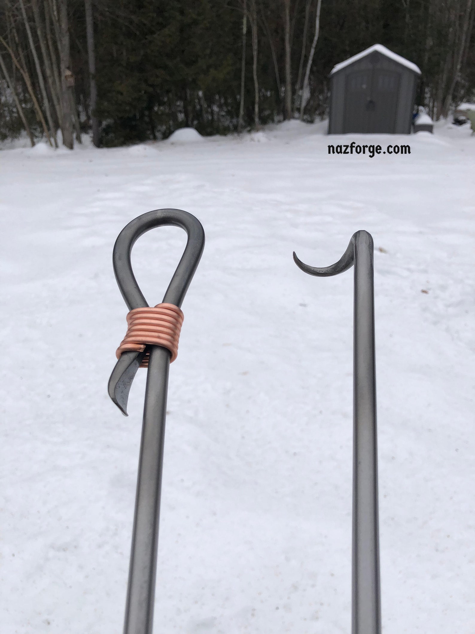 BBQ TOOL Steak Flipper With Bottle Opener - Hand Forged Grill Tool ...