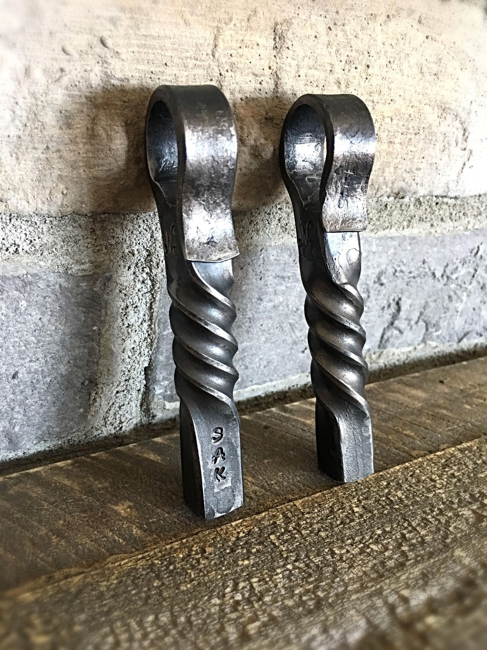 PIPE TAMPER Hand Forged by Blacksmith Naz -twisted Metal Pipe Tool ...