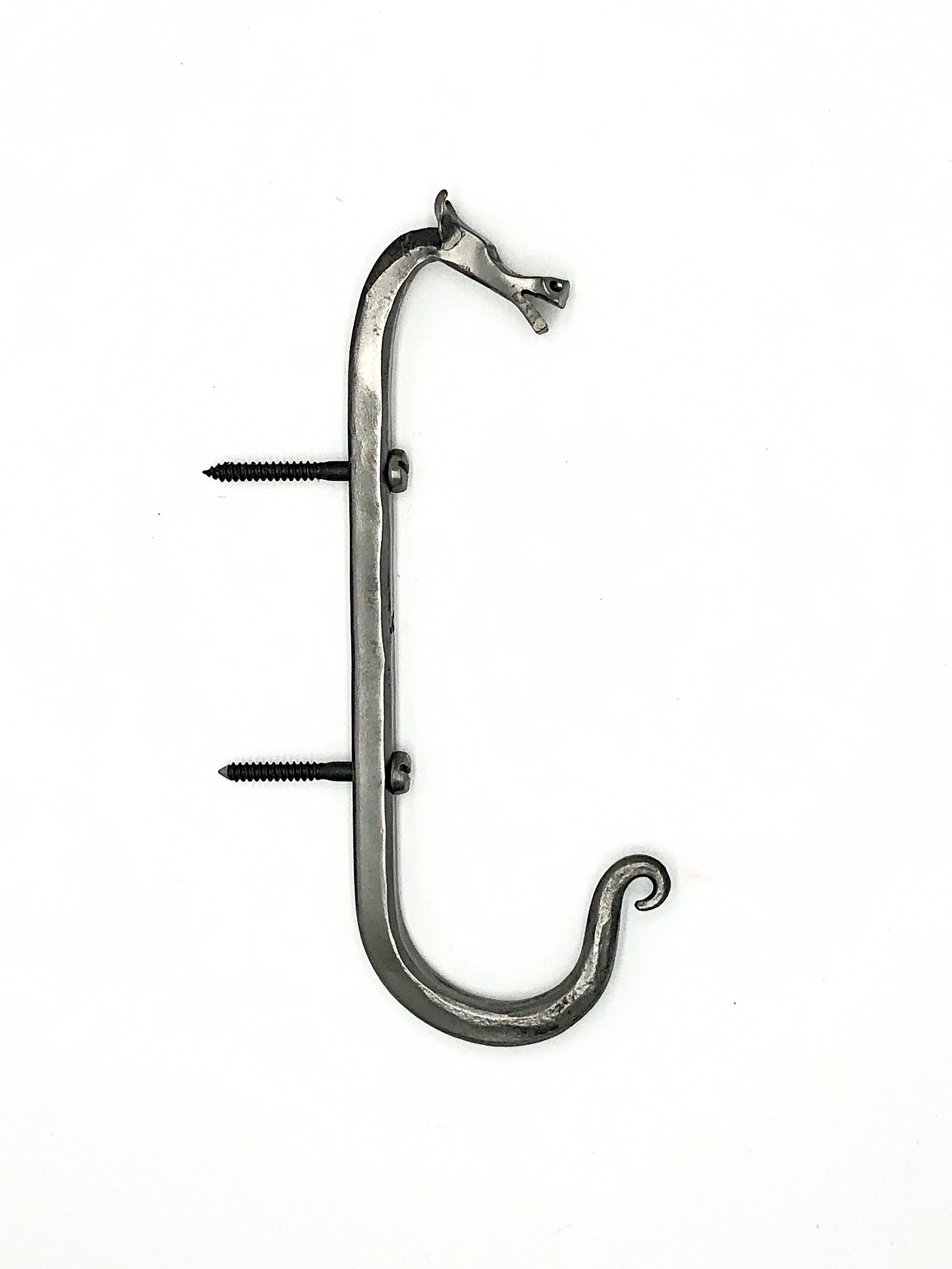 DRAGON HOOK 5/16 Hand Forged by Blacksmith Naz - Metal Dragon ...