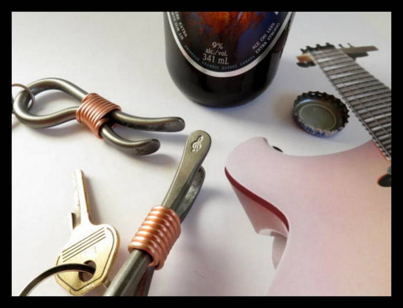 TREBLE CLEF KEYCHAIN Bottle Opener - Personalization Option Available ...