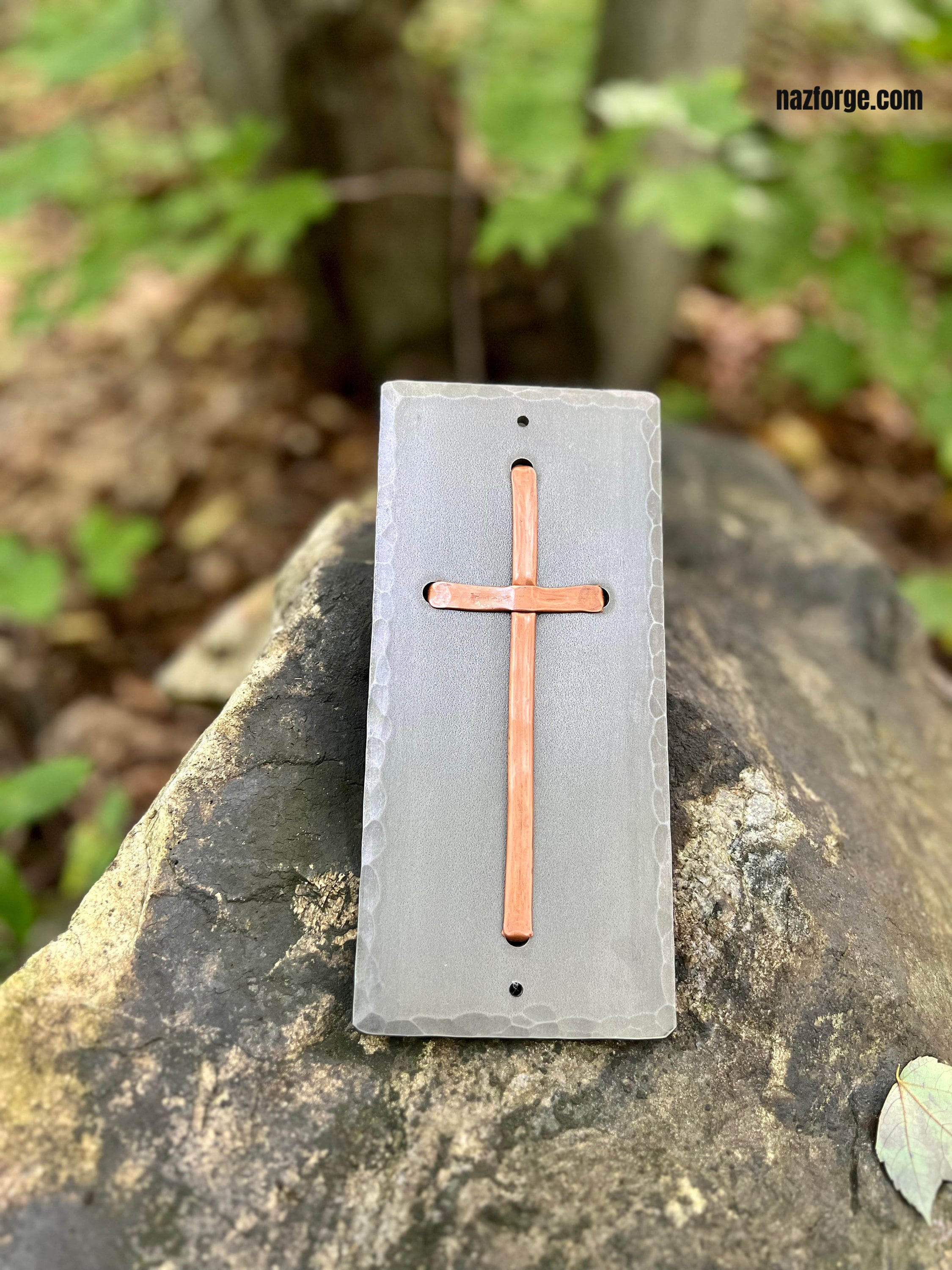 LARGE CHRISTIAN CROSS Wall Fixture - by Blacksmith Naz - Gift Idea for ...