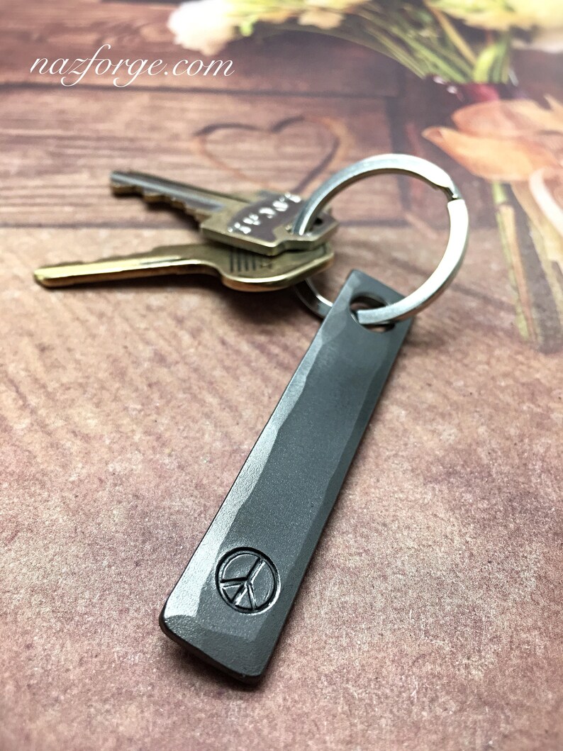 PEACE SIGN KEYCHAIN Personalized Option Available Peace - Etsy Canada