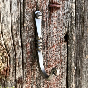 FORGED SMALL HOOK With Decorative Twist by Blacksmith Naz - Traditional ...