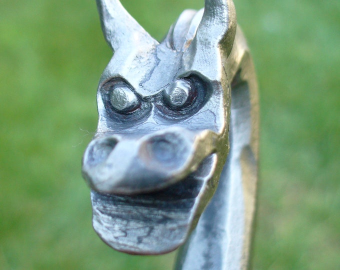 HAND FORGED DRAGON Hook by Blacksmith Naz - Etsy