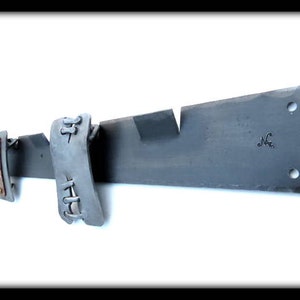BELT BUCKLE RACK - 5 Hooks Wall Display - Hammer Textured by Blacksmith ...