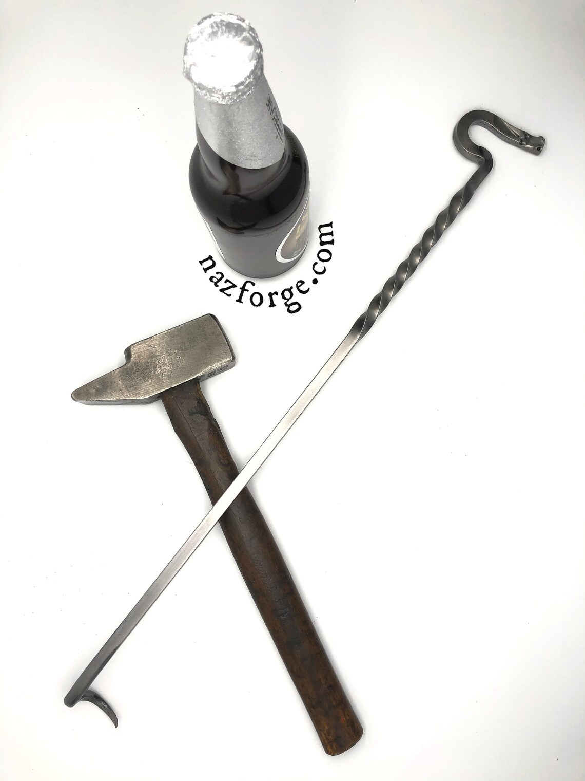 DRAGON BBQ TOOL Steak Flipper With Bottle Opener Hand Forged - Etsy