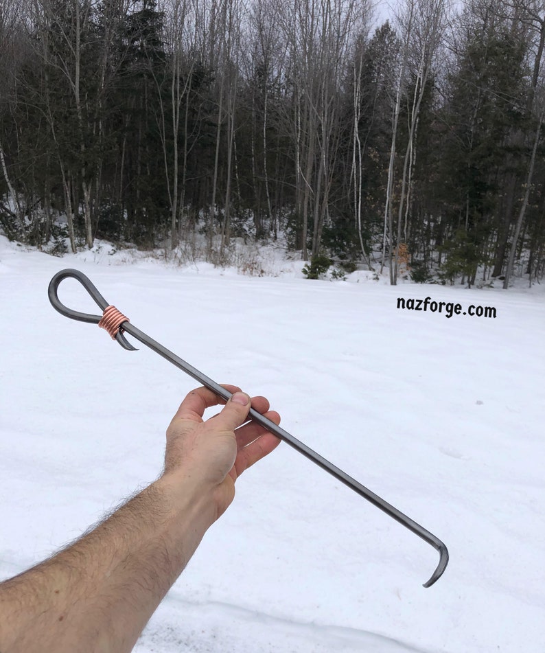 BBQ TOOL Steak Flipper With Bottle Opener - Hand Forged Grill Tool ...