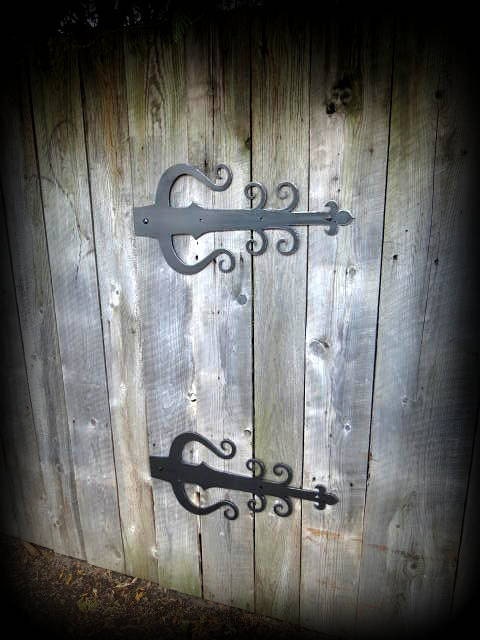 DOOR HINGE FRONTS - Pair of Decorative (False) Door Hinges - Made from ...