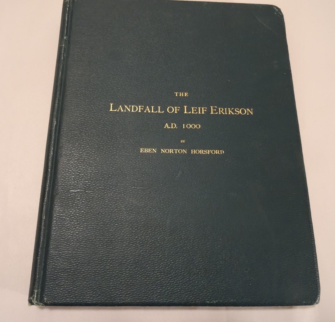 Antique Vintage Landfall of Leif Erikson A.D. 1000 Houses in Vineland ...
