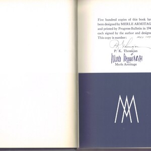 Hades and Jades Limited Ed. Signed Book Merle Armitage Tantalus Press ...