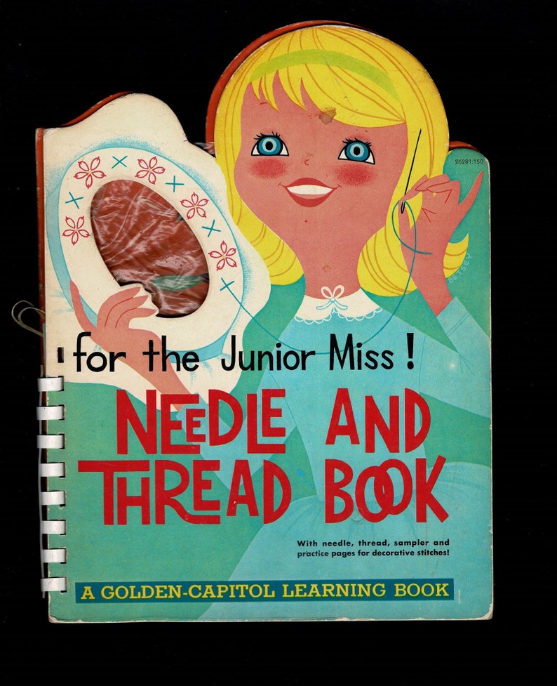 Retro Needle and Thread Children Sewing 60s Golden Book Pop up - Etsy