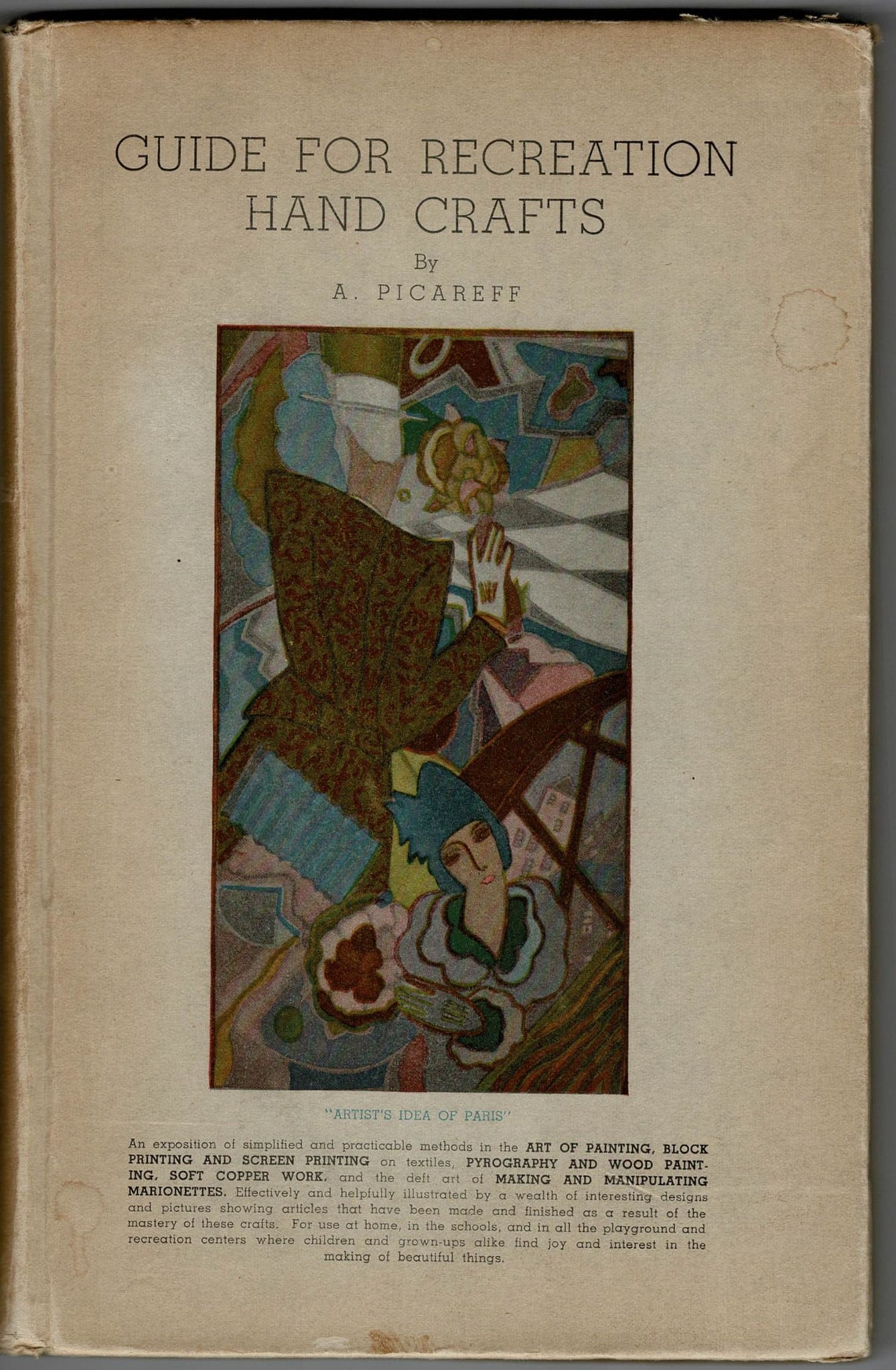 Antique Vintage Guide for Recreation Hand Crafts Book by A. - Etsy