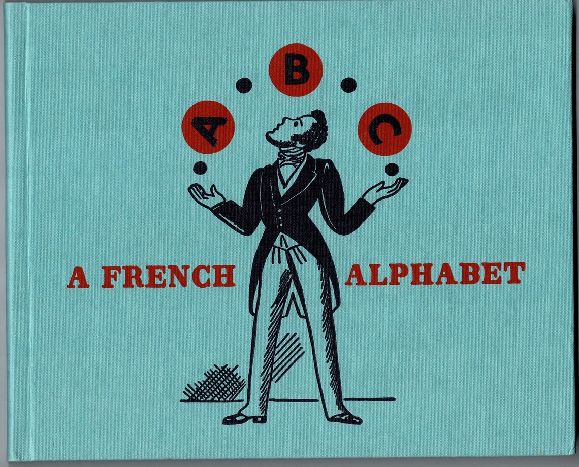 Antique Vintage A French Alphabet Book by Cardew Color Illus - Etsy