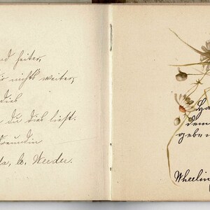 Antique American Friendship Autograph Album History Wheeling WV C ...