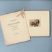 Souvenir Alfred Tennyson Antique Booklet 1891 Satin Portrait 8 ...