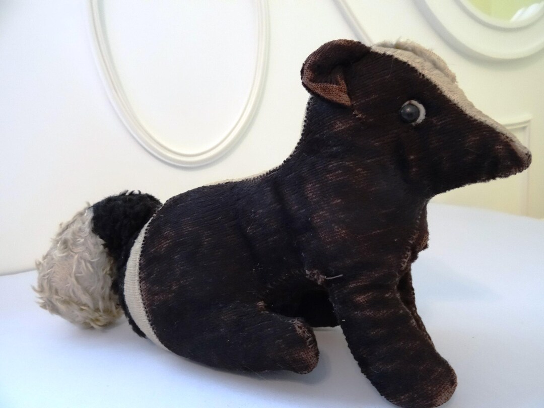 Adorable Antique Vintage Stuffed Skunk Animal Child Toy Collectible - Etsy