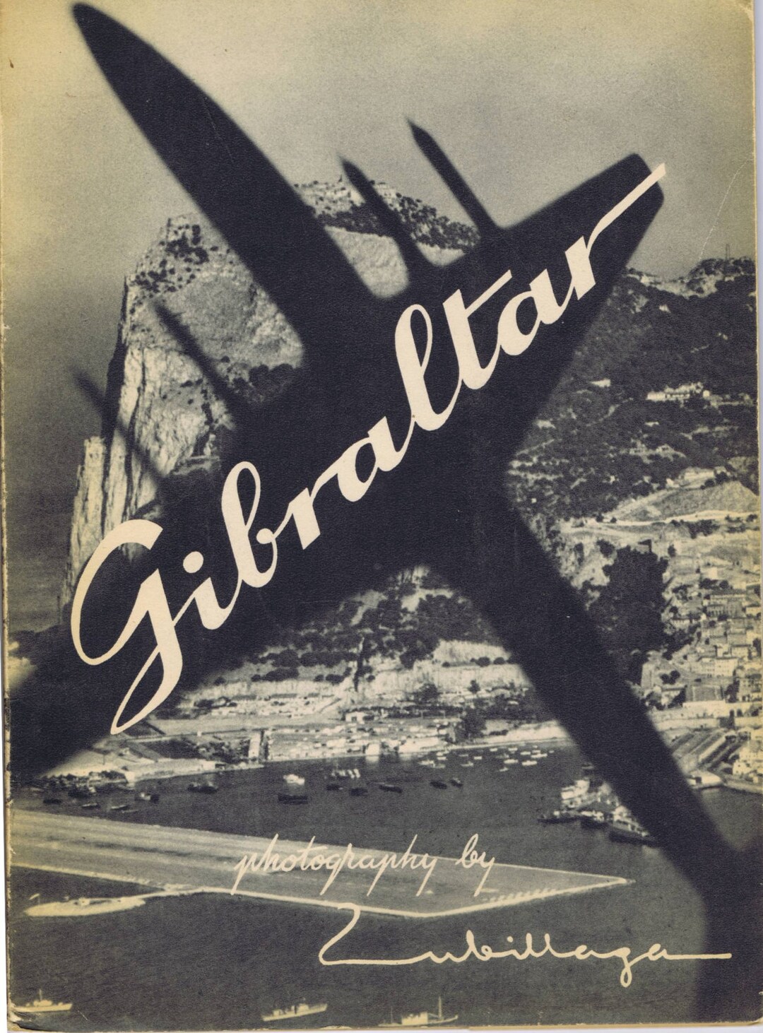 Antique Vintage Gibraltar Fifties Mid Century Travel Book Dramatic ...