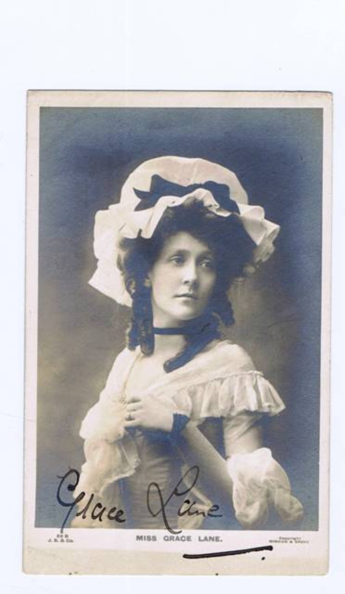 Antique Vintage Miss Grace Lane Edwardian English Theatre - Etsy
