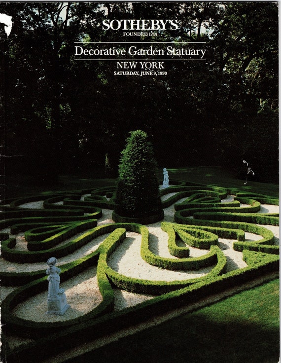 Decorative Garden Statuary. Sotheby's Catalogue June 9 - Etsy
