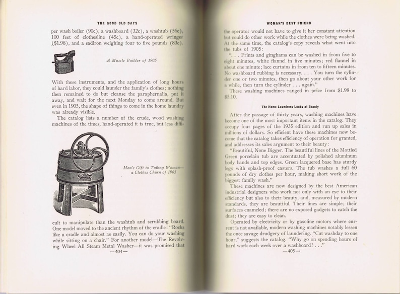 The Good Old Days Book by Cohn 1940 History Am Commerce Dept Store Mail ...