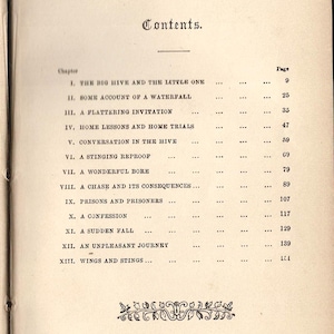 Antique Wings and Stings 19th Children's Book Natural History Writing ...