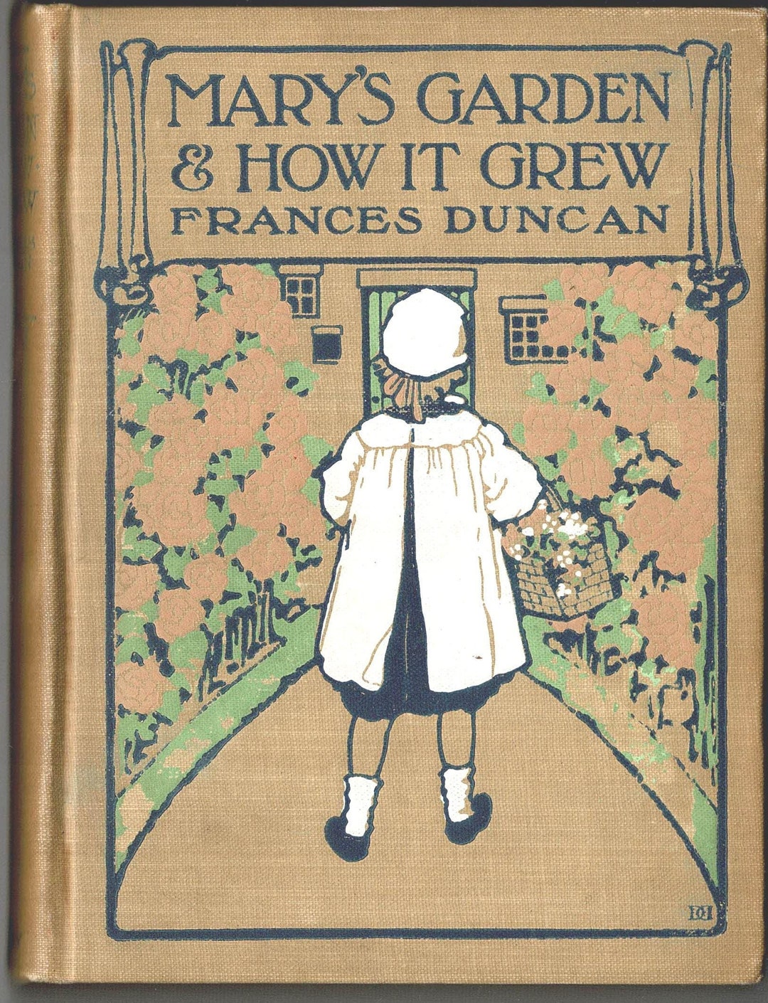 Antique Vintage Marys Garden & How It Grew Book by Frances Duncan Illus ...