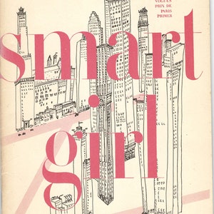 Antique Vintage Smart Girl Vogue’s Prix De Paris Primer Job Issue Vogue ...