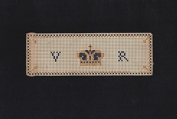 Antique Queen Victoria VR Crown 19thc Punched Paper | Etsy