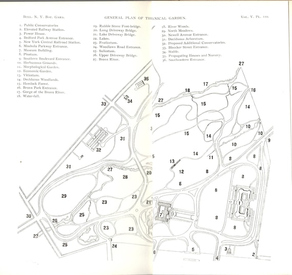 New York Botanical Garden Map
