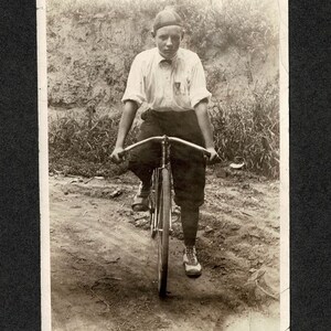 Antique Vintage Bicycle Race Riders Four Real Photos Postcard Omaha ...