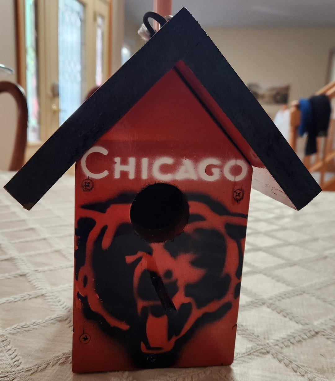 Chicago Bears Football Martini Theme Birdhouse - Etsy