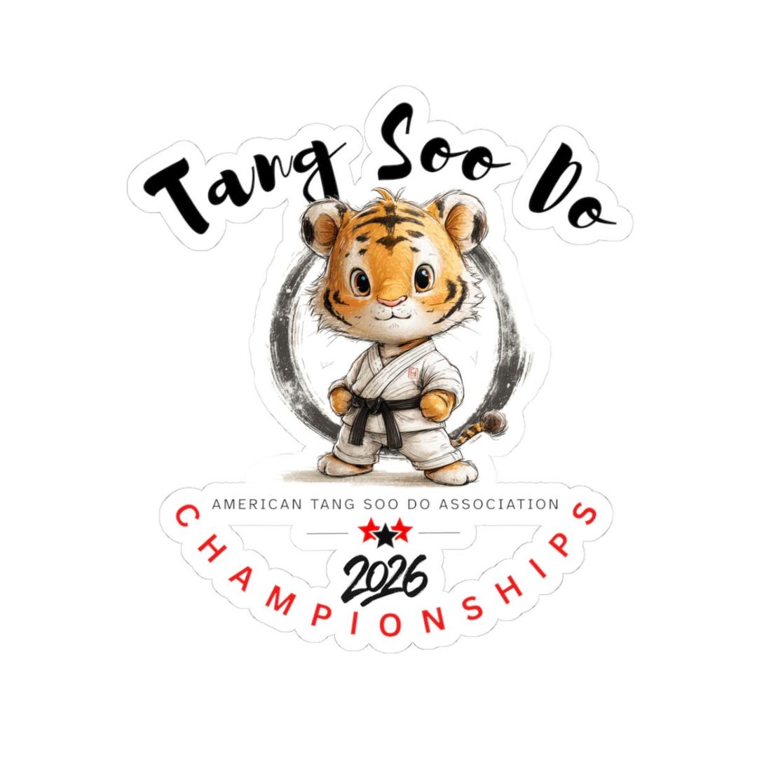 Tang Soo Do Tiger Sticker 2026 Championship | Cute Karate Kid Sticker ...