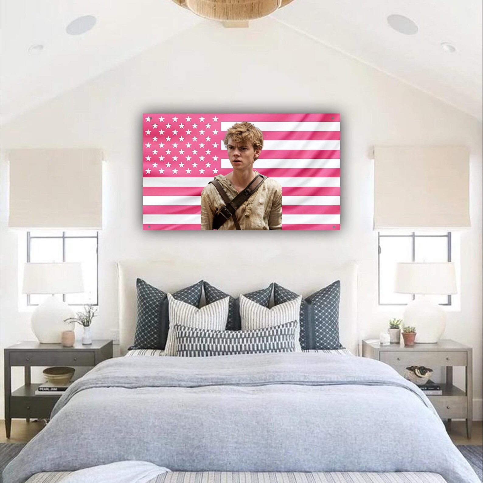 Newt Flag | the Maze Runner Movie Poster | Thomas Brodie Sangster Wall ...
