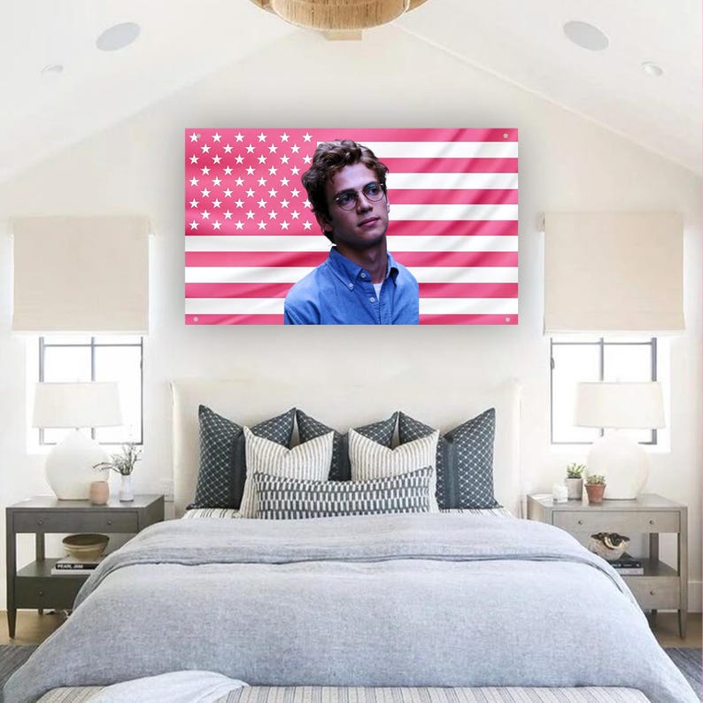 Anakin Skywalker Pink American Flag Tapestry | Hayden Christensen Star ...