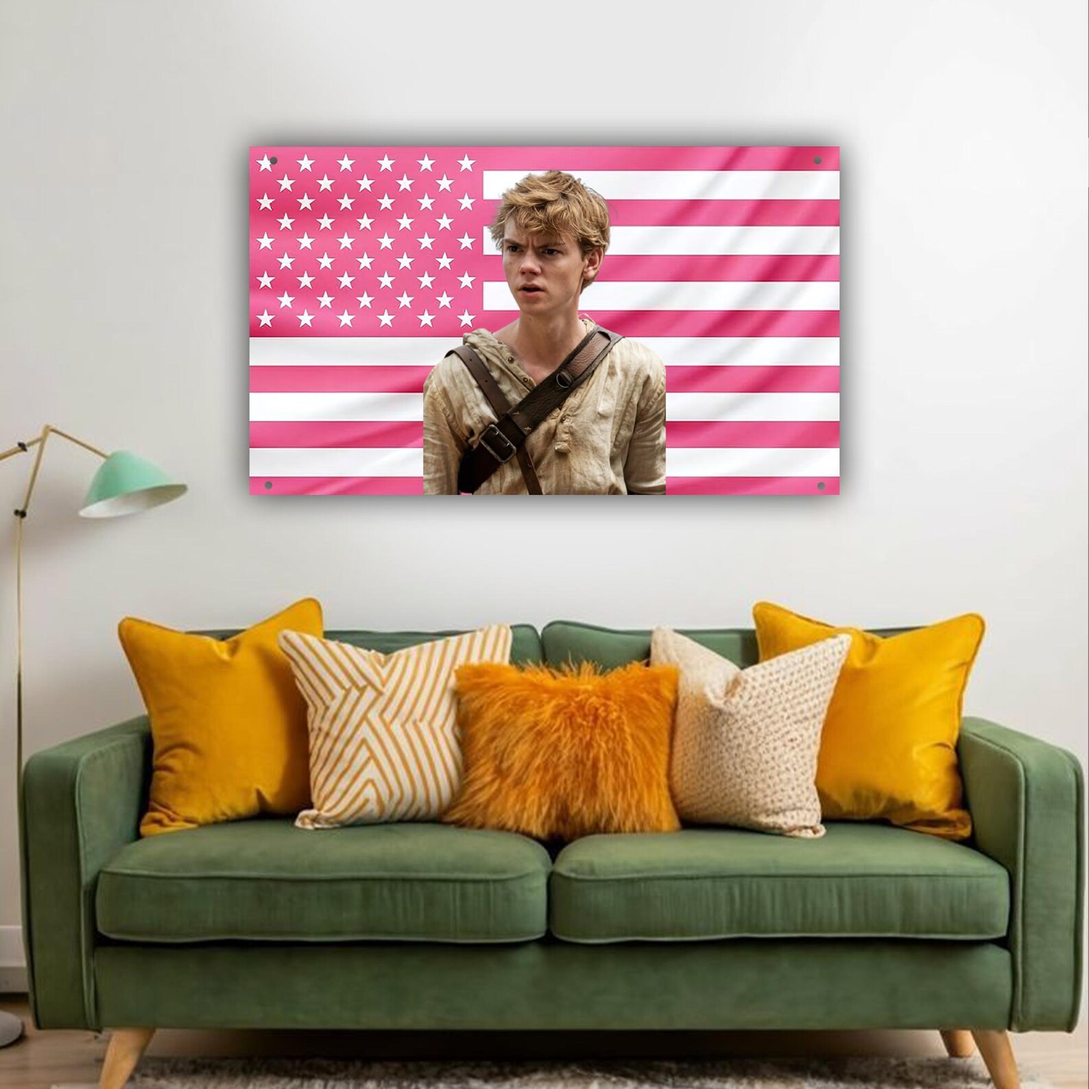 Newt Flag | the Maze Runner Movie Poster | Thomas Brodie Sangster Wall ...