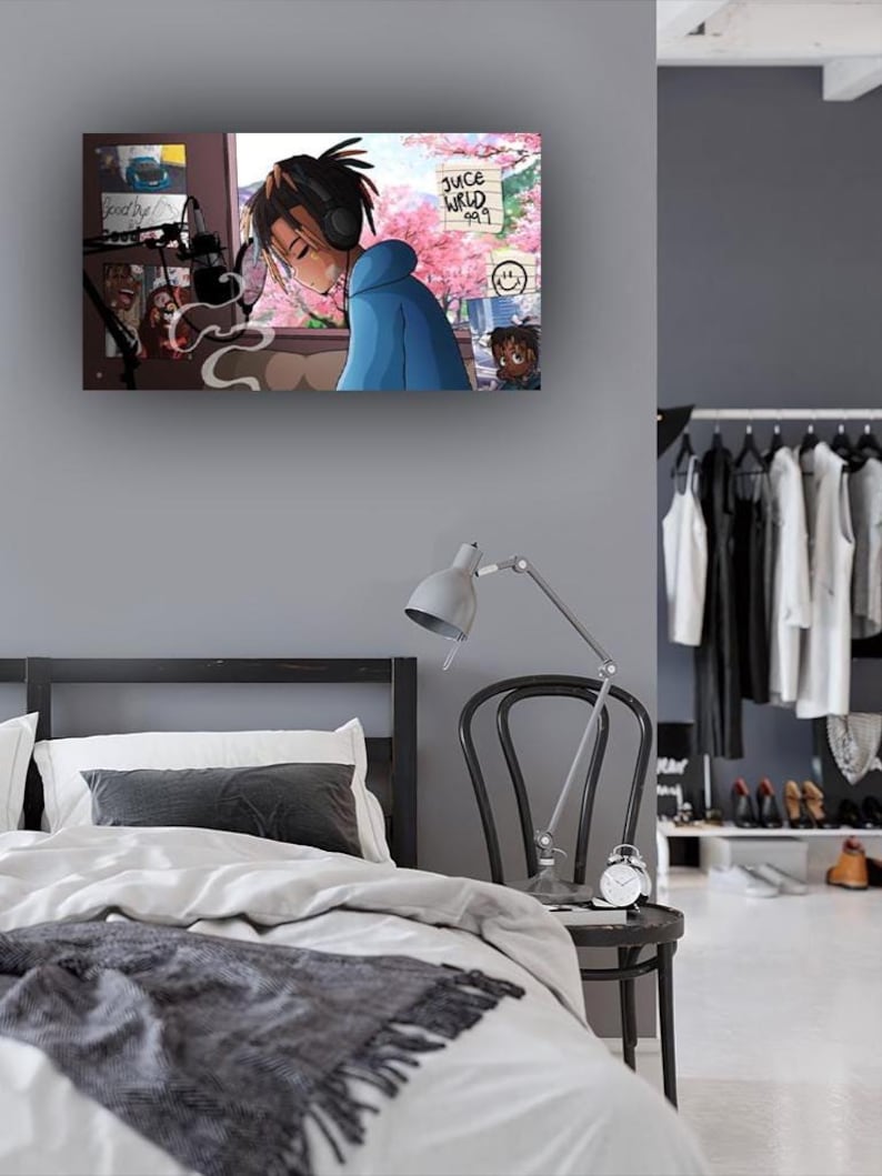 Juice WRLD 999 Flag – Aesthetic Rapper Wall Tapestry, Album Cover ...