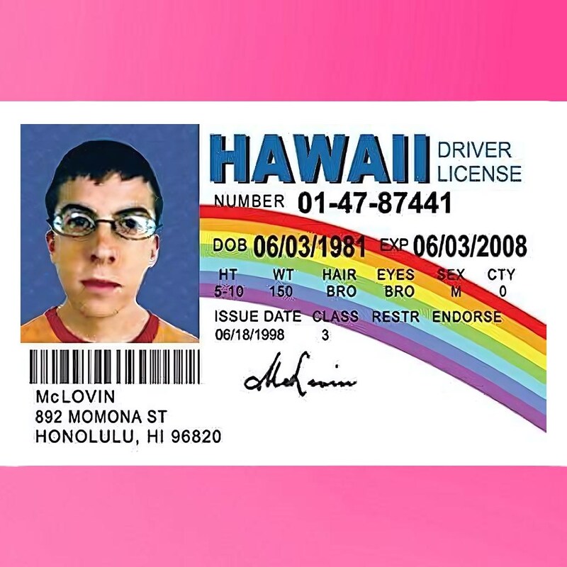 Mclovin Id - Etsy