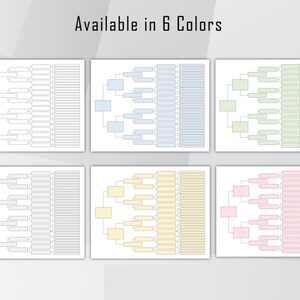 Editable Family Tree Template 6 Generation, Family Tree Chart, Family ...