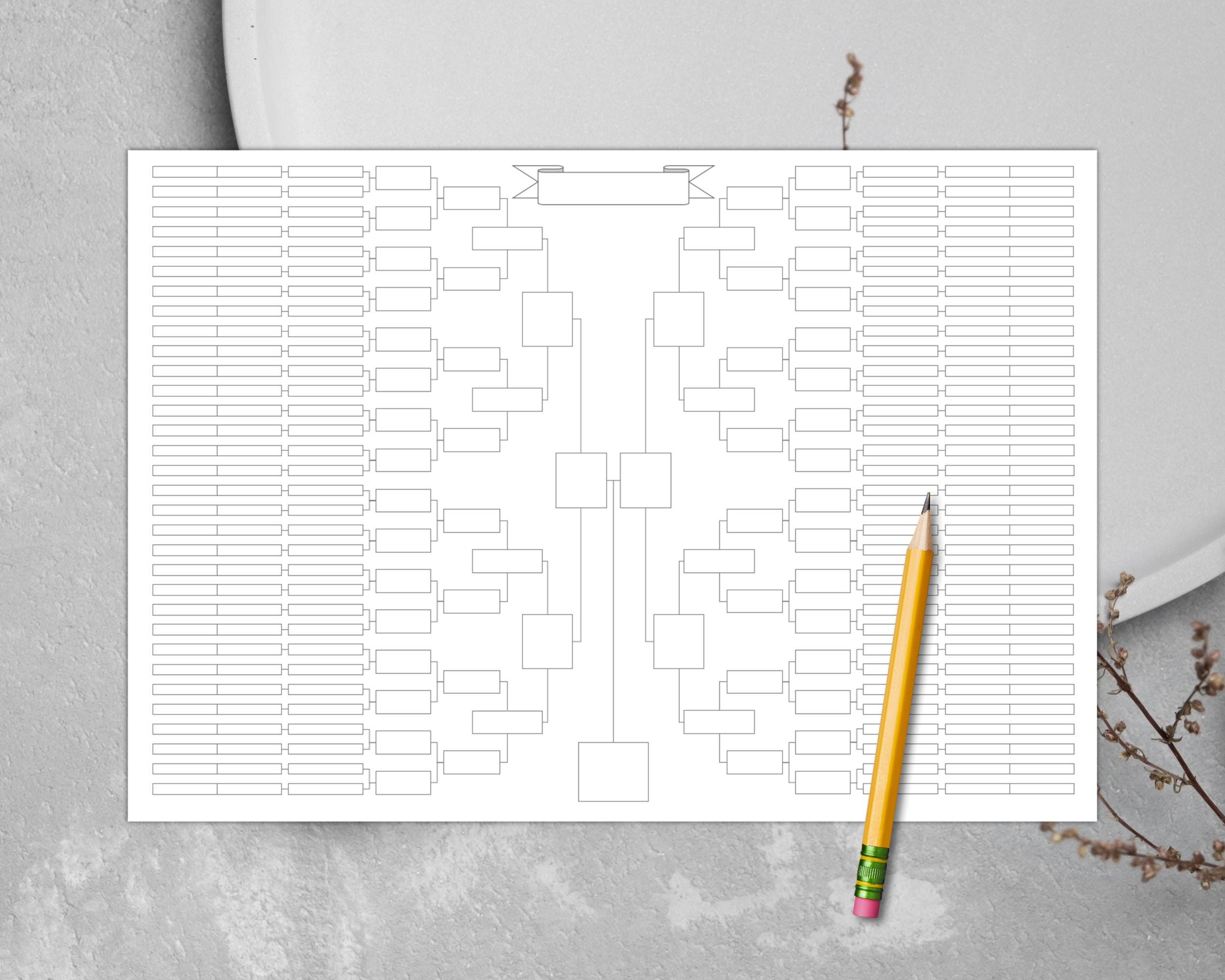 Editable Family Tree Template 8 Generation, Family Tree Chart, Family ...
