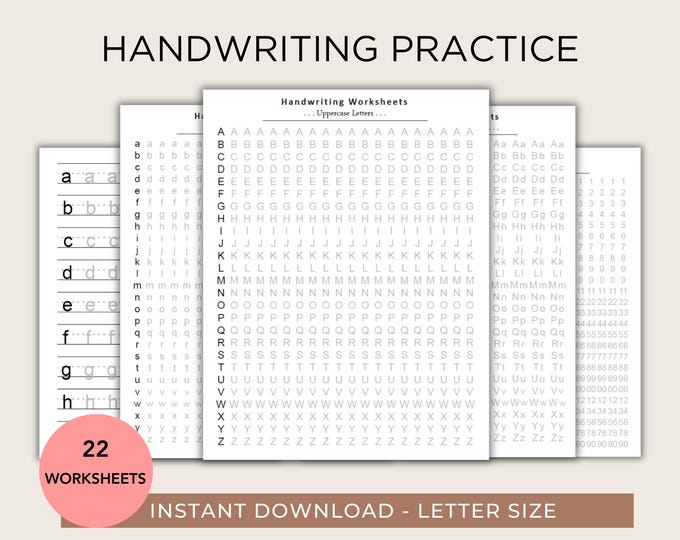 Handwriting Practice Sheets | Printable Handwriting Worksheets ...