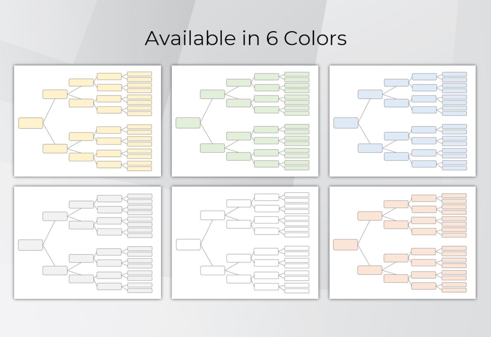 Editable Family Tree Template 5 Generation, Family Tree Chart, Family ...
