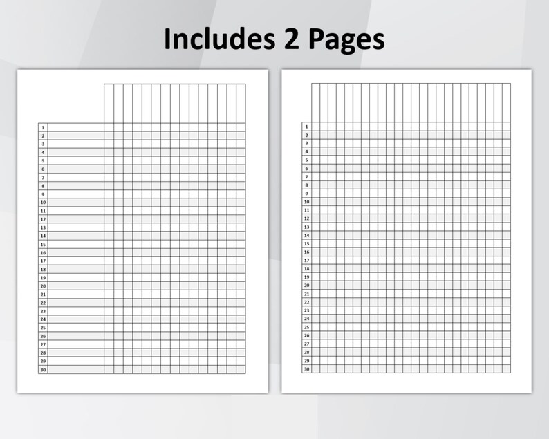 Class Record & Checklist Printable, Teacher Gradebook, Class Attendance ...