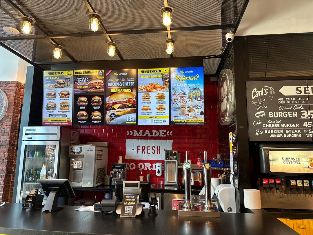 Fully Editable Custom Digital TV Menu Board: Restaurant, Bar, Cafe ...