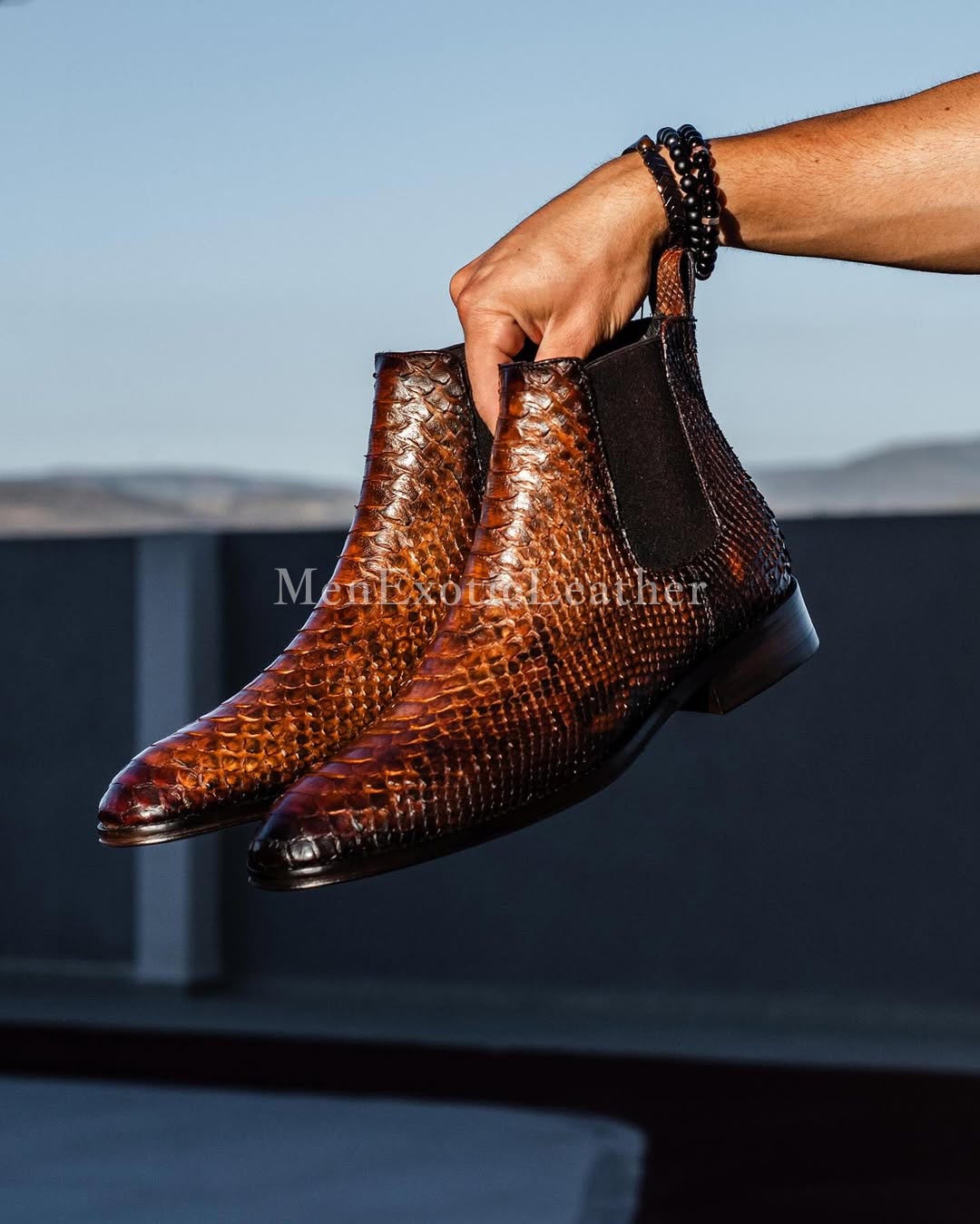 Handcrafted Python Boots | Men's Boots Formal Only Made for You - Etsy