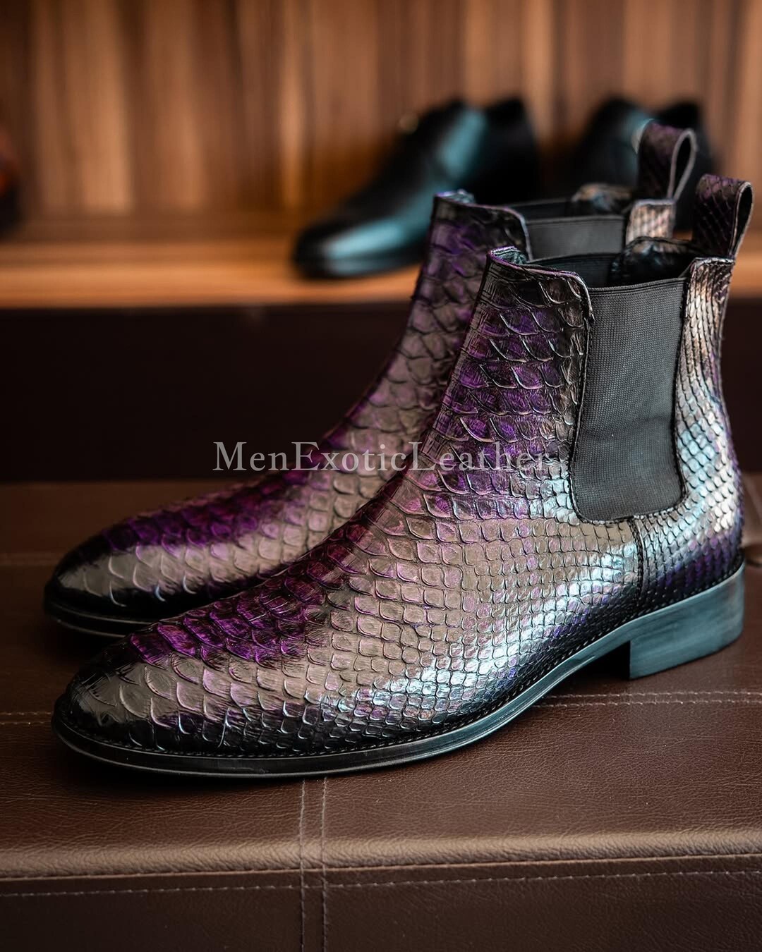 Handcrafted Python Boots | Men's Boots Formal Only Made for You - Etsy