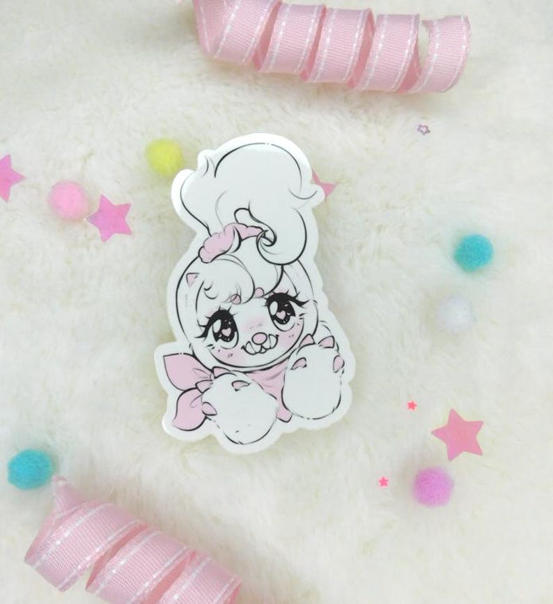 Shoujo Plush Baby Squatch Sticker - Etsy
