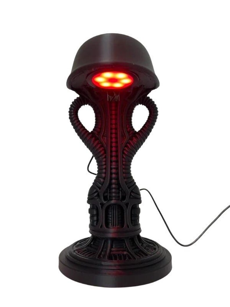 Xeno Giger Style LED Desk Lamp With USB - Etsy