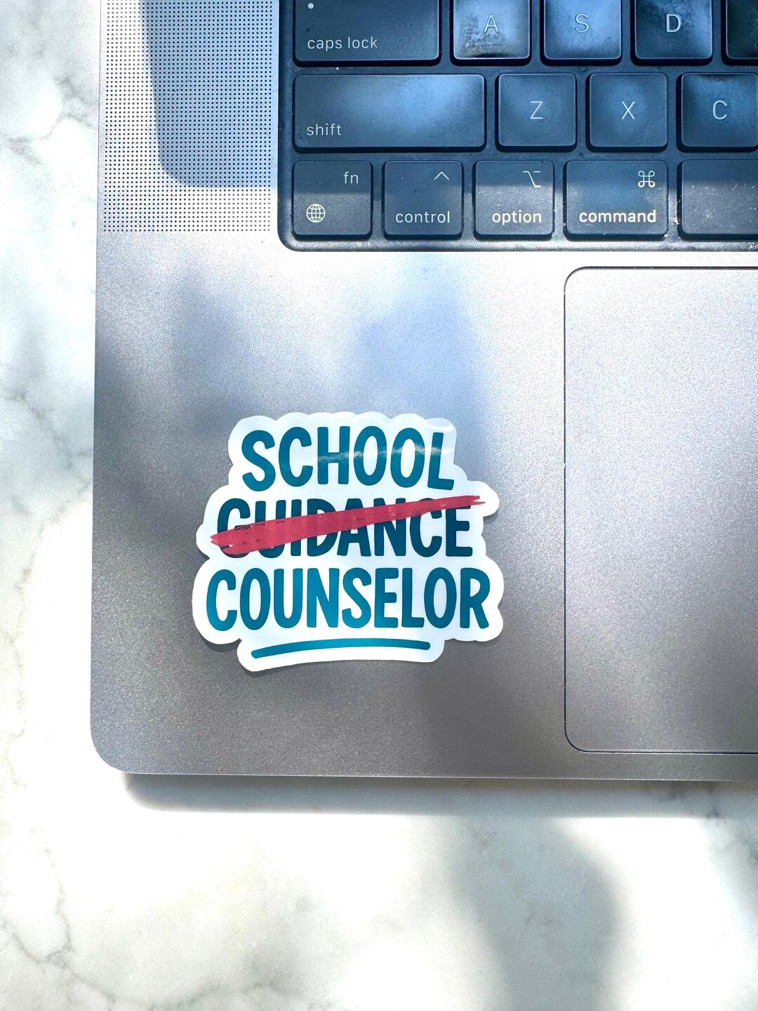 School Counselor Sticker | Crossed Out Guidance Vinyl Decal - Etsy