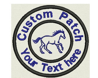 Custom Embroidered Patch Golf Circle Patch Personalize It Sew on or ...